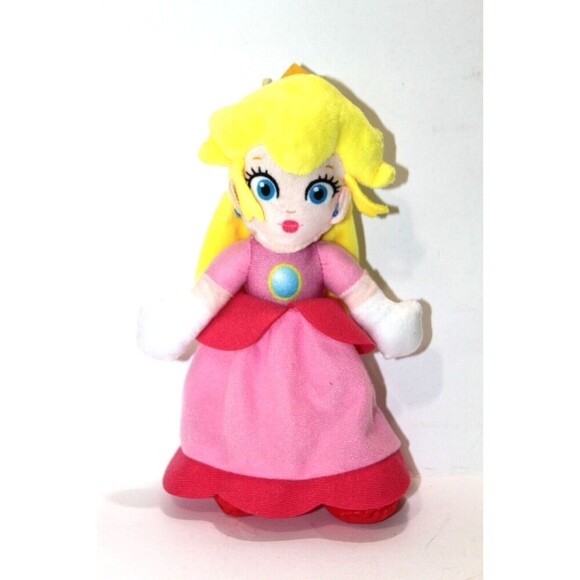 super mario bros | Toys | Super Mario Bros Princess Peach Figure Plush ...